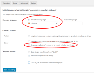 How to customize the translations • eCommerce Product Catalog • impleCode