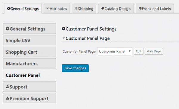 Customer Panel • eCommerce Product Catalog • impleCode