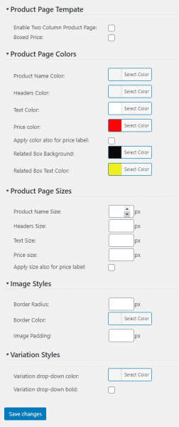 Modify Product Page Styling • Product Page Customizer • impleCode