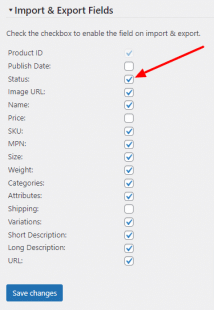 Change product status with a CSV file • Product CSV • impleCode